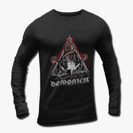 Demonical Band Long Sleeve T-Shirt, Demonical Logo Artwork Longsleeve ...