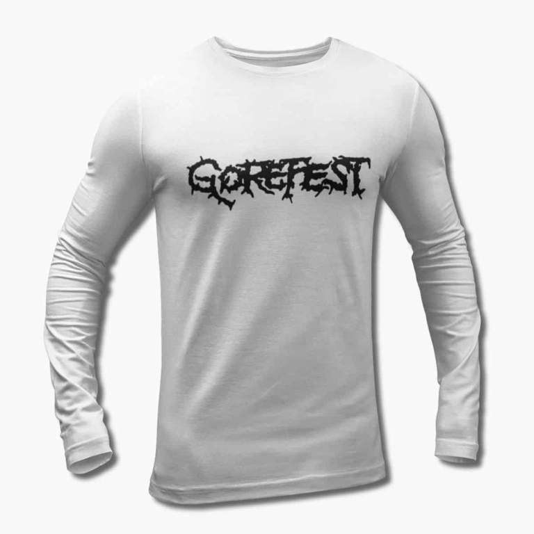 Gorefest Band Long Sleeve T-Shirt, Gorefest Logo Longsleeve Tee Shirt ...