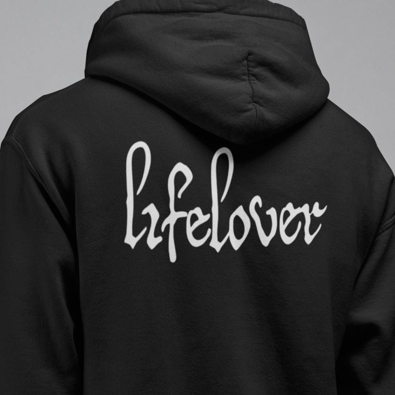 Lifelover Band Hoodie, Lifelover Logo Hooded Sweatshirt, Black Metal ...