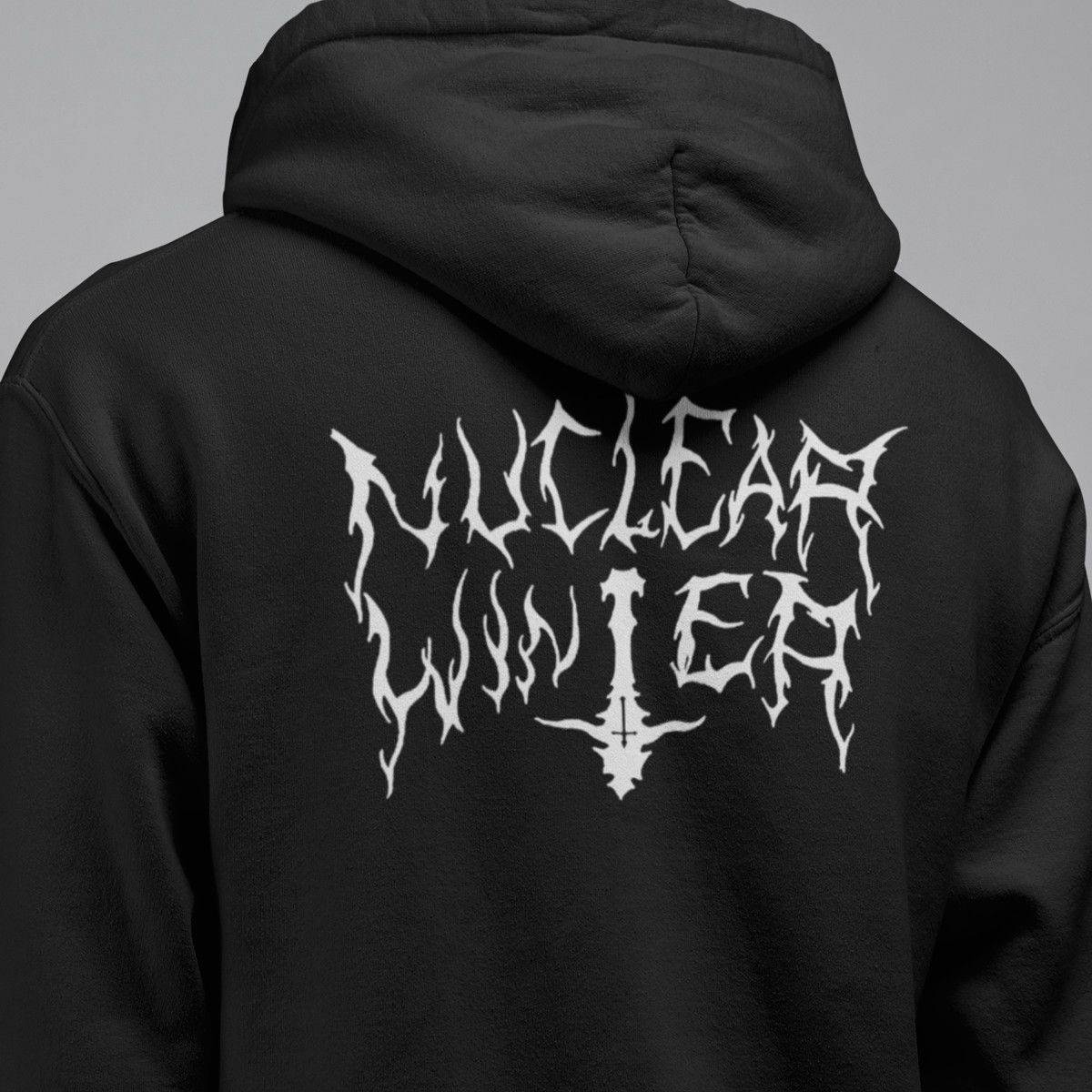 Nuclear Winter Band Hoodie, Nuclear Winter Logo Hooded Sweatshirt ...