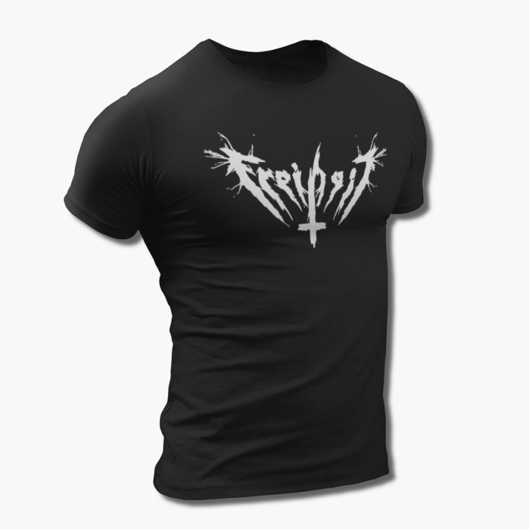 Freiheit Band T-Shirt, Freiheit Logo Black Tee Shirt, Black Metal, Death Metal Merchandise ...