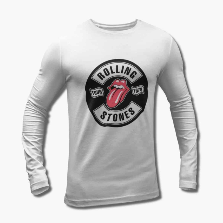 The Rolling Stones Band Long Sleeve T-Shirt, Rolling Stones Tour 1978 ...