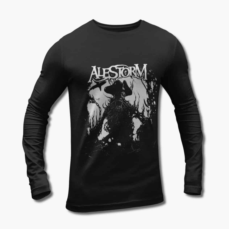 Alestorm Long Sleeve T-Shirt, Alestorm No Grave But The Sea Artwork ...