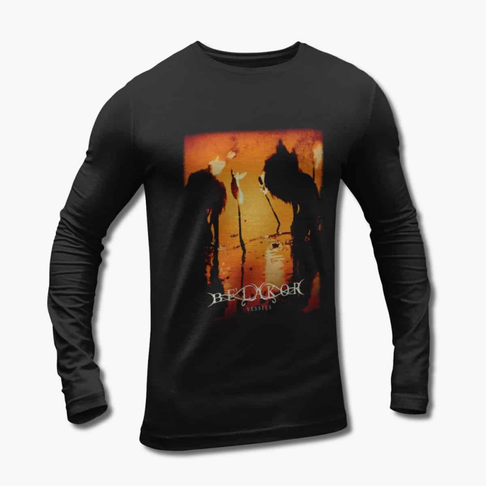 Belakor Long Sleeve T-Shirt, Be’lakor Vessels Black Longsleeve Tee Shirt, Melodic Death Metal ...