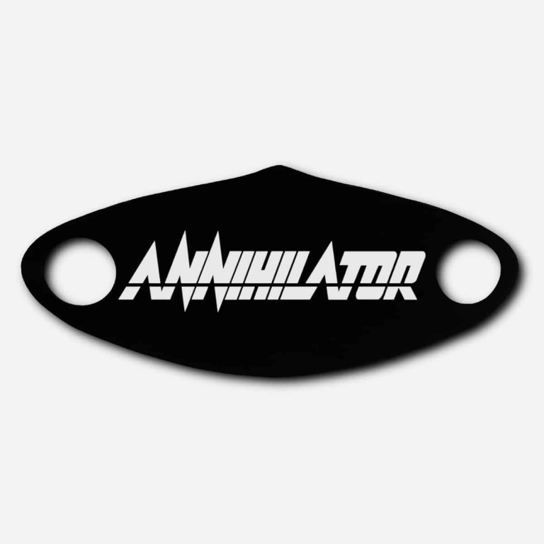 Annihilator Band Face Mask, Annihilator Logo Face Mask – Metal Band T ...