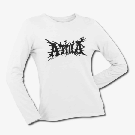 Attila Long Sleeve T-Shirt, Attila Band Logo White Longsleeve Tee Shirt, Nu Metal Merchandise ...