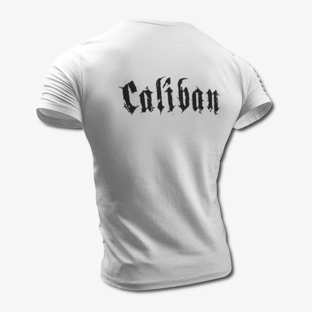 Caliban T-Shirt, Caliban Band Old Logo White Tee Shirt, Metalcore ...