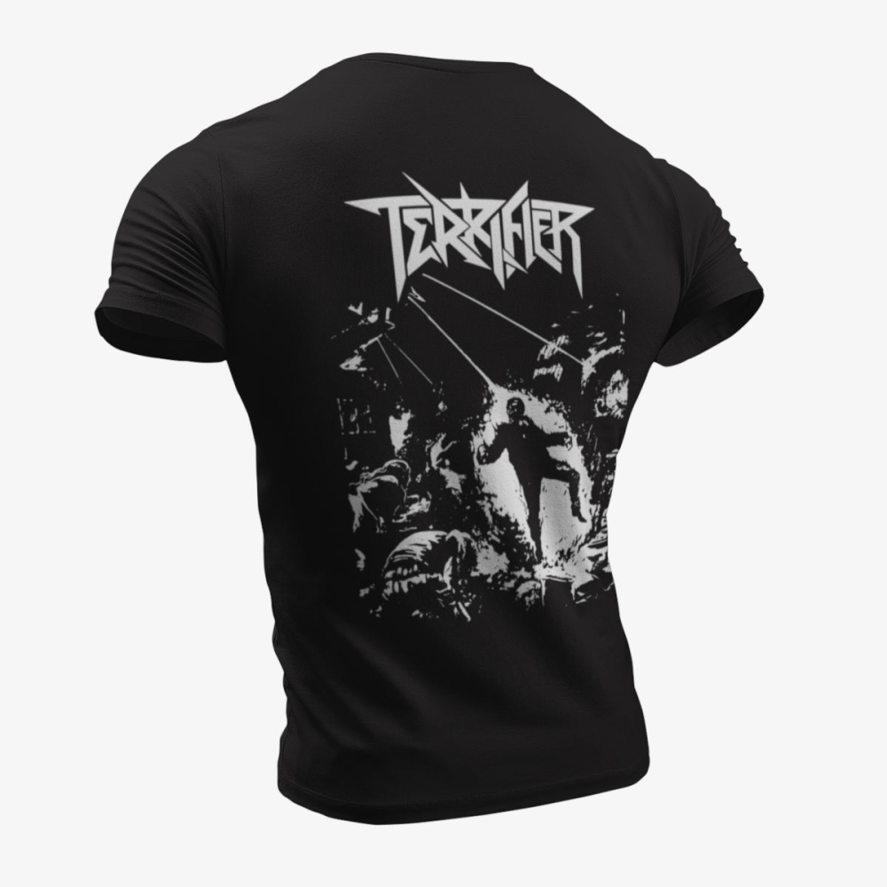 Terrifier T-Shirt, Terrifier Weapons of Thrash Destruction Black Tee ...