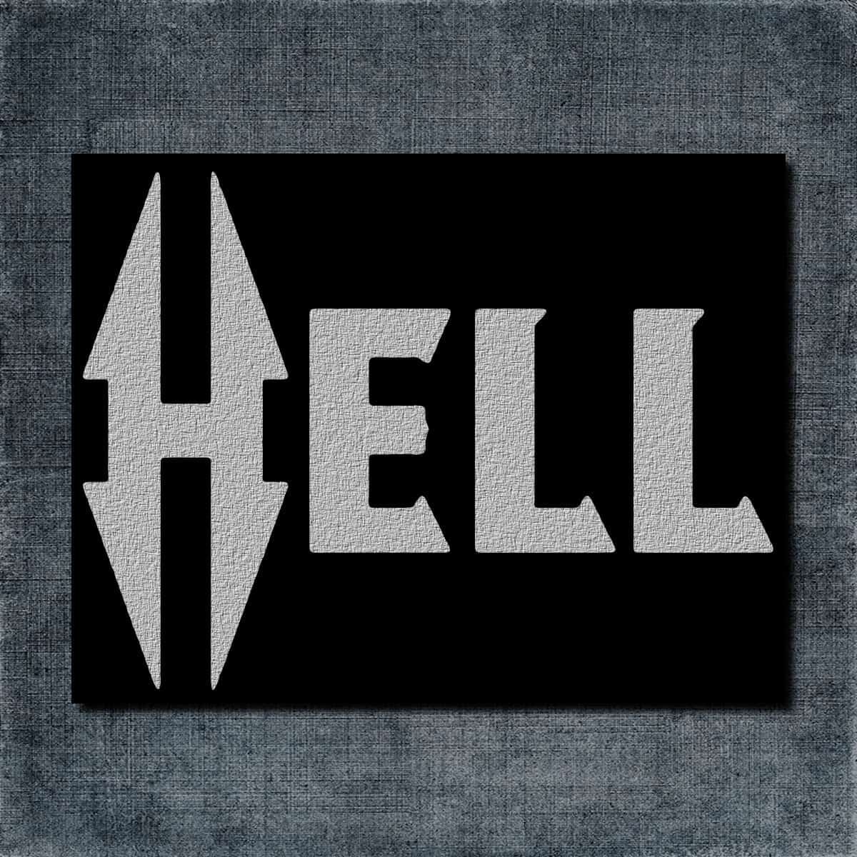 Hell Back Patch, Hell Logo Big Back Patch – Metal Band T-Shirt | Print ...