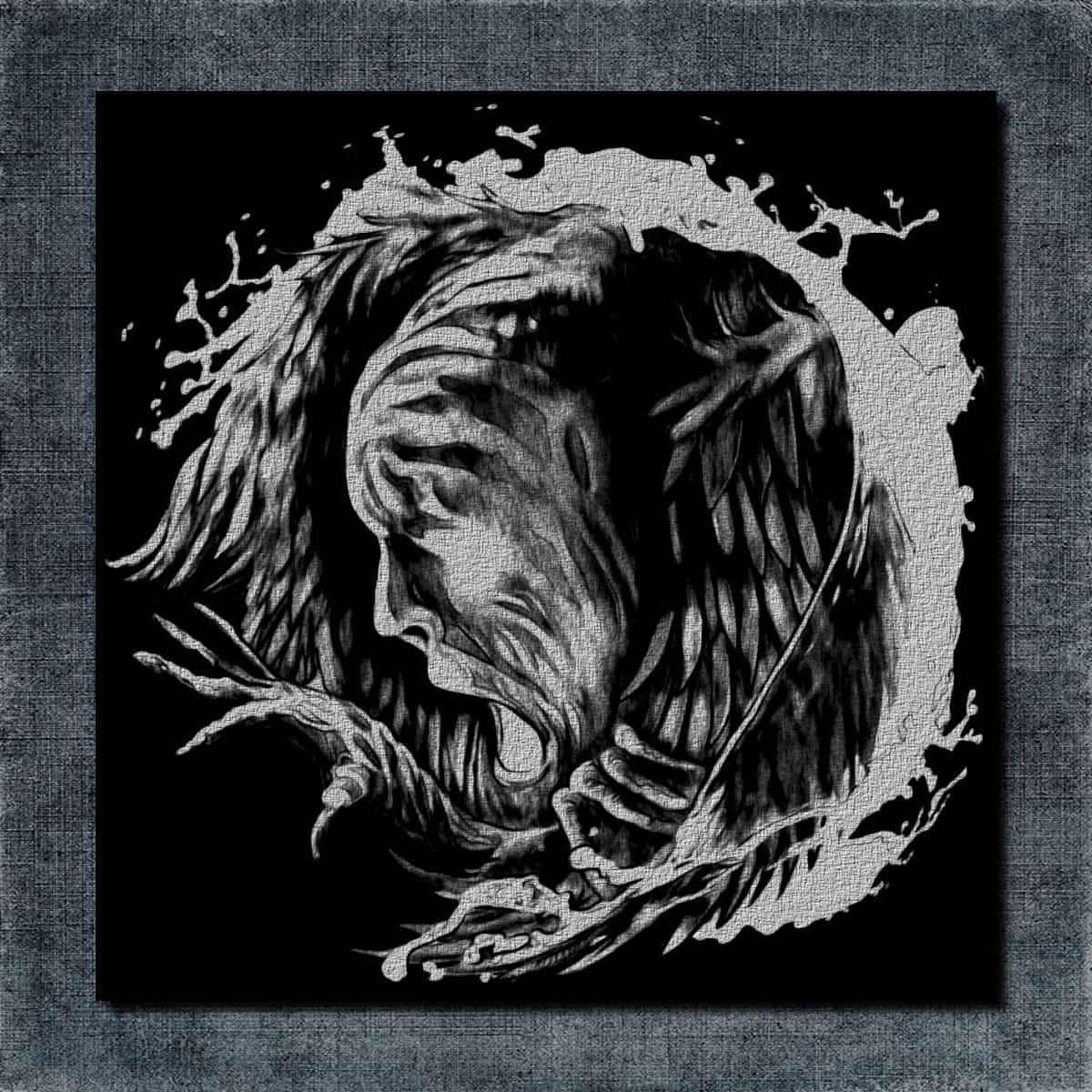 In Flames Back Patch, In Flames Artwork Big Back Patch – Metal Band T ...