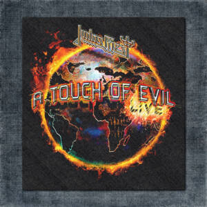 Judas Priest Back Patch, Judas Priest A Touch Of Evil Live Big Back ...