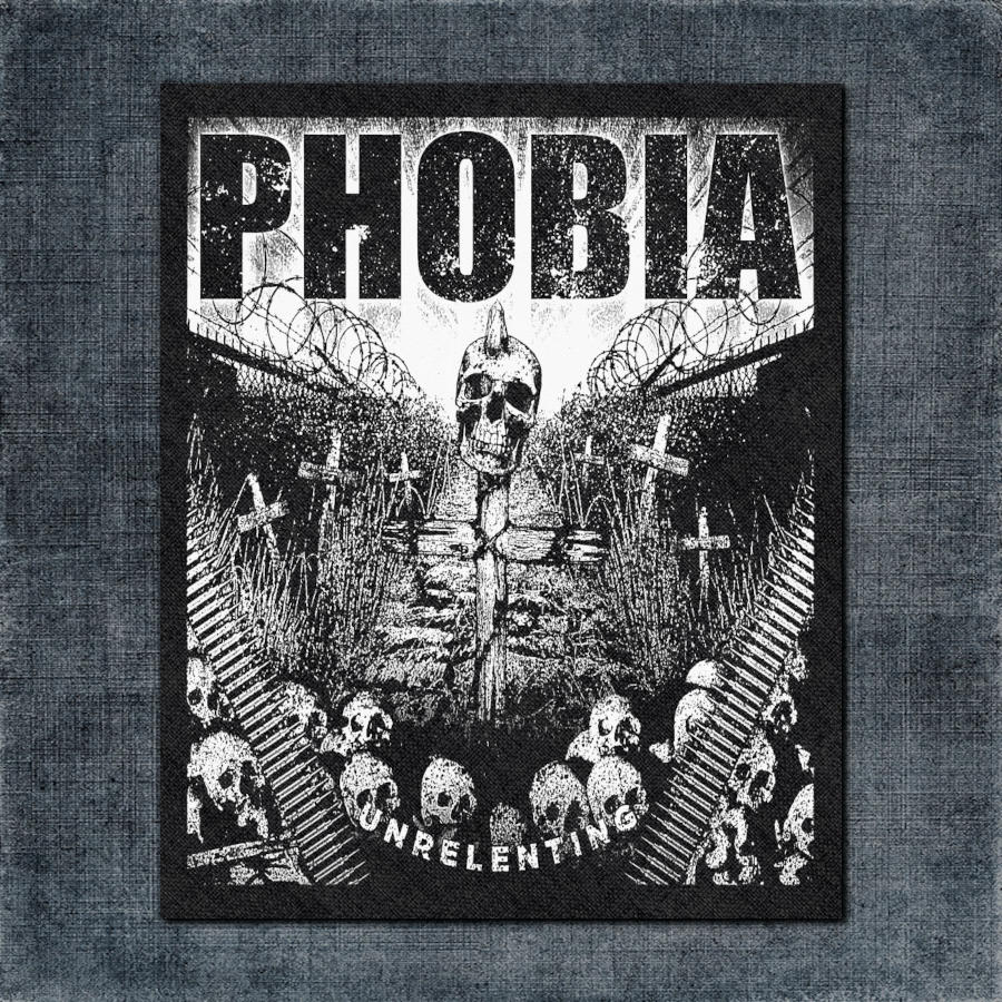 Phobia Back Patch, Phobia Unrelenting Big Back Patch – Metal Band T ...
