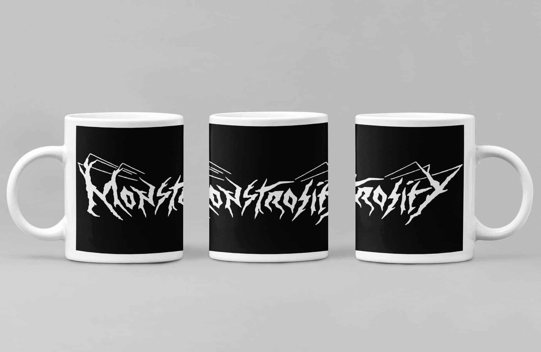 Monstrosity Coffee Mug, Monstrosity Logo Coffee Mug – Metal Band T ...