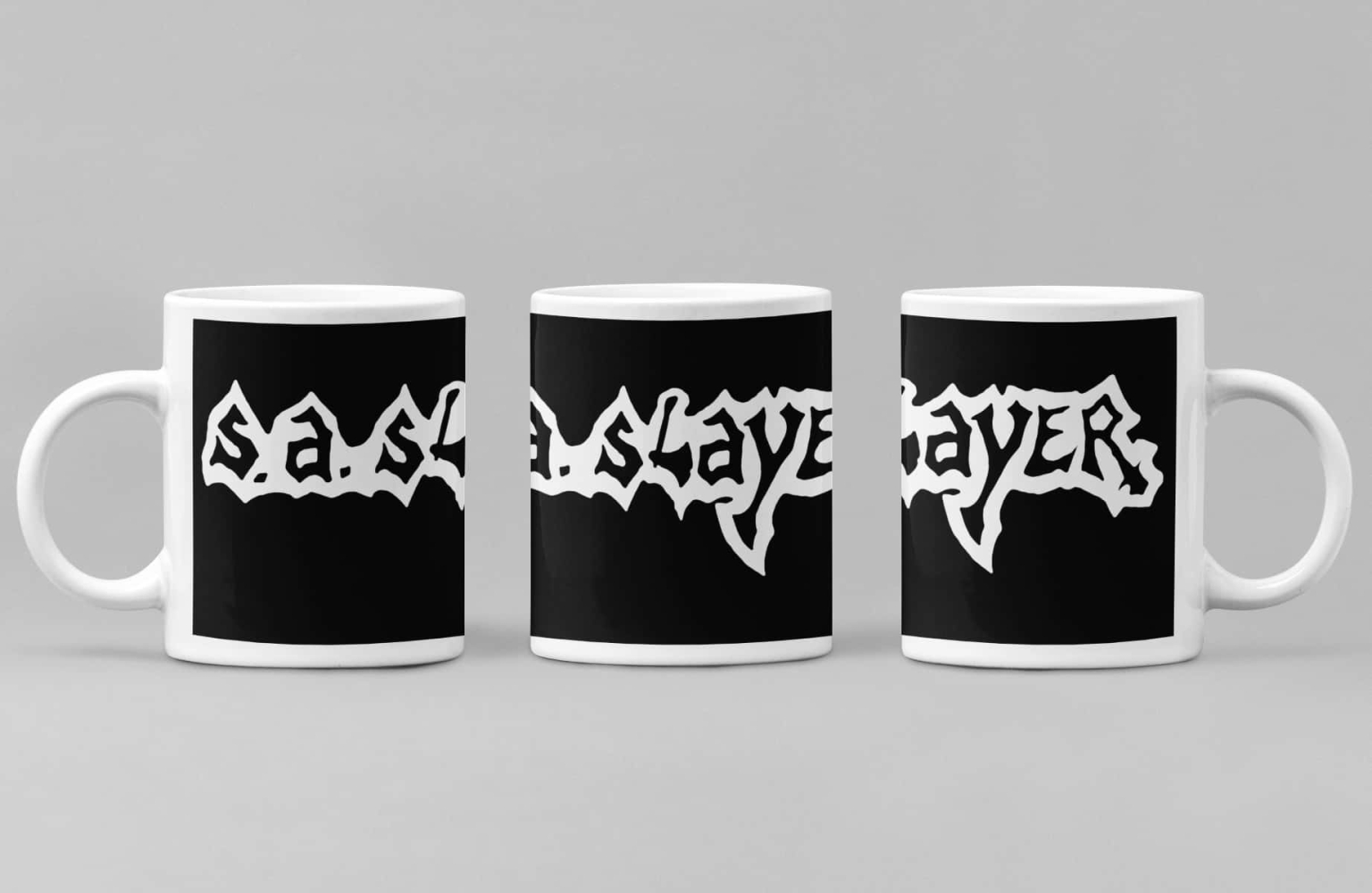 S.A. Slayer Coffee Mug, S.A. Slayer Logo Coffee Mug – Metal Band T ...