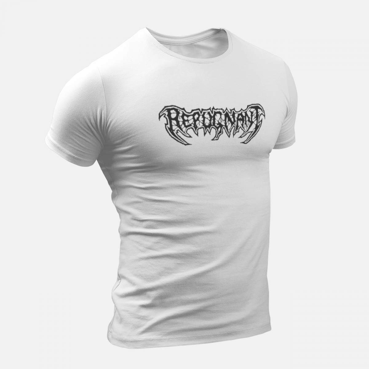 Repugnant T-Shirt, Repugnant Logo White T-Shirt, Thrash Metal ...