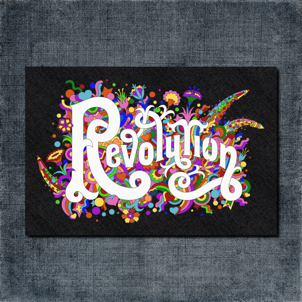 Revolution Back Patch, Beatles Revolution Big Back Patch – Metal Band T ...