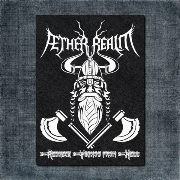 Æther Realm Back Patch, Æther Realm Redneck Vikings from Hell Oversize ...
